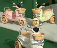 China 6V Electric Ride On Motorcycle Toy Car for Kids Ages 5-7 PP Plastic 3 Wheels for sale