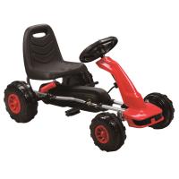 China Childrens Ride On Pedal Go Kart with Handbrake Red 30kg Max Load 86x51x48cm for sale
