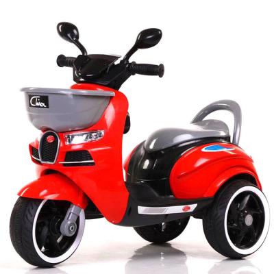 China 6V Electric Kids Ride On Tricycle Motorcycle for Boys Girls Ages 3-8 with LED Lights Music for sale