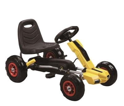 China Children Inflatable Wheels Ride On Go Kart Car with Pedals Max Load 30KG 86x51x48cm for sale