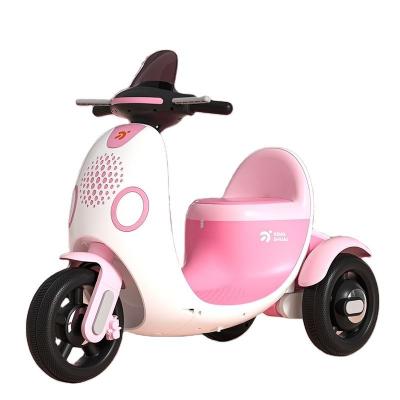 China PP Plastic Kids Electric Motorcycle Tricycle 6V4.5 Battery 380 Motor Music Lights Ride On Toy for sale