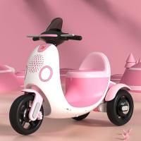 China 6V Electric Kids Motorcycle Tricycle with Music and Light 380 Motor 0.122 CBM Ride On Toy for sale