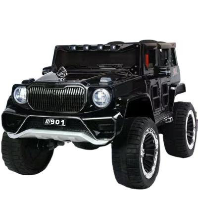 China 12V Electric Ride On Car Toy 2 Seater with Remote Control Leather Seat EVA Wheels for sale