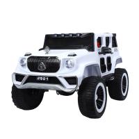 China 12V Electric Ride On Car Toy 2 Seater with Remote Control Leather Seat EVA Wheels for sale