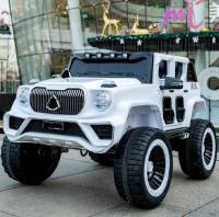 China 12V Electric Ride On Car Toy 2 Seater with Remote Control Leather Seat EVA Wheels for sale