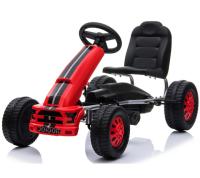 China Kids Ride On Pedal Go Kart with Inflatable Wheels 86.3cm EN71 Certified for Ages 3-8 for sale
