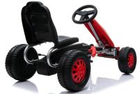 China Kids Ride On Pedal Go Kart with Inflatable Wheels 86.3cm EN71 Certified for Ages 3-8 for sale