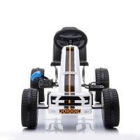 China Blue Inflatable Wheel Kids Ride On Pedal Go Kart Car for Ages 3-8 86cm for sale