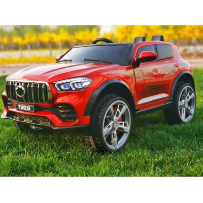 China 12V Electric 2 Seater Ride On Car Toy for Kids 4-8 with Remote Control and Leather Seat for sale