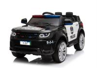 China Kids Ride on Police Car Electric Toy with Music Light 2.4G RC 2 Seats 6V Battery for sale