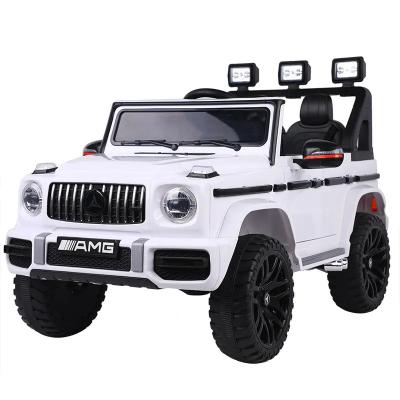 China 12V Custom Kids Electric Ride On Car White Oversized 4WD with Remote Control for sale