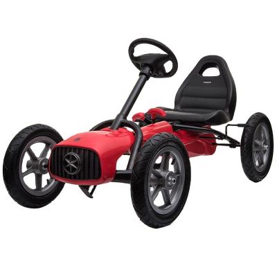 China Adjustable Seat Kids Ride On Pedal Go Kart for Ages 5-12 PP Plastic 50kg Max Load for sale