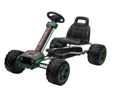 China Adjustable Seat Pedal Go Kart for Kids Ages 5-12 Years 50kg Max Load 4 Wheel Ride On Car for sale