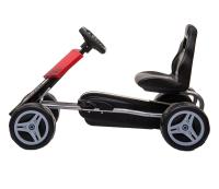 China Adjustable Seat Children Pedal Go Kart Car for Ages 3-8 30kg Max Load 4 Wheels for sale