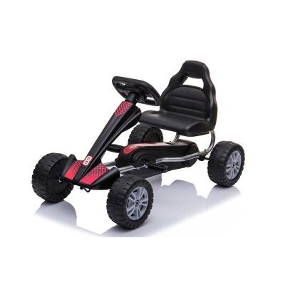 China Pedal Go Kart for Kids Ages 3-8 Unisex Ride On Toy with Adjustable Seat 80x49x50cm for sale