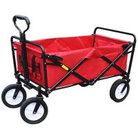 China Steel Tube 25x10x0.7cm Portable Beach Trolley 90x52x77cm Outdoor Garden Utility Cart for sale