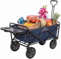 China Steel Tube 25x10x0.7cm Portable Beach Trolley 90x52x77cm Outdoor Garden Utility Cart for sale