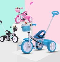 China Plastic 3 Wheel Ride on Bicycle Car for Kids 2-7 Years 77x55x39cm for sale