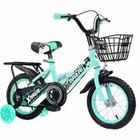 China Kids Folding Bike 86x19x42cm PP Plastic Two Wheel Bicycle with Two Pin Stand for Ages 4-14 for sale