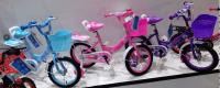 China 14 Inch Kids Folding Bike for Ages 4-14 with Handlebar Spray and Plastic Basket for sale