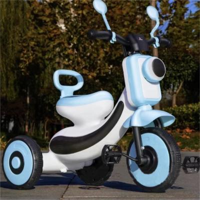 China Kids Tricycle Trike for Ages 2-5 with Light Music Flashing Wheels 3 Wheel Baby Pedal Bicycle for sale