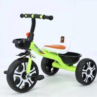 China Kids Tricycle for Children 2-5 Years 3 Wheels Soft Leather Seat 76cm Carton Size for sale