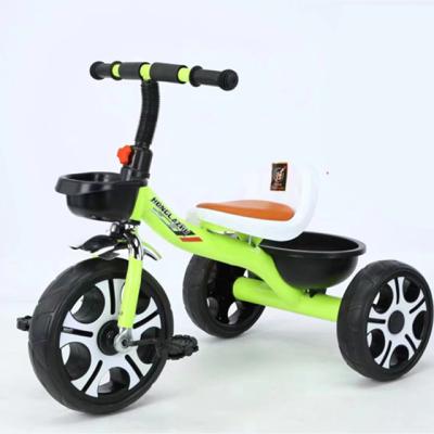 China Kids Tricycle for Children 2-5 Years 3 Wheels Soft Leather Seat 76cm Carton Size for sale