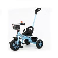 China Age Range 2-4 Years Old Kids Tricycle with 2-in-1 Push Function and Woven Basket for sale