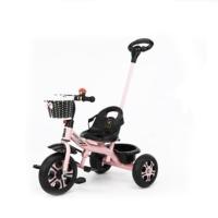 China Age Range 2-4 Years Old Kids Tricycle with 2-in-1 Push Function and Woven Basket for sale