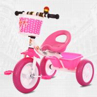 China Kids Tricycle 3 Wheels Bicycle with Basket for Ages 2-6 Years Custom Color for sale