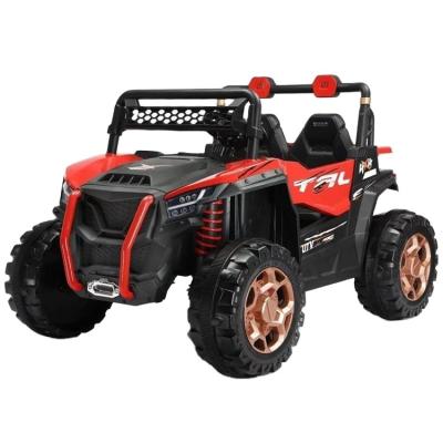 China 4x4 Electric Buggy Car for Kids 12V7A Battery 390x4 Motor Leather Seat Baking Paint for sale