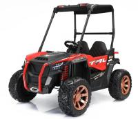 China 4x4 Electric Buggy Car for Kids 12V7A Battery 390x4 Motor Leather Seat Baking Paint for sale