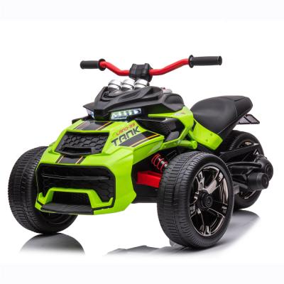 China 12V Children Electric Ride On Car Two Seater Motorcycle for Kids Ages 3-8 30kg Load for sale