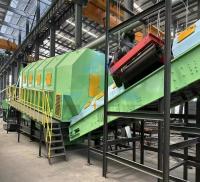 China 60-90% Bag Break Rate City Waste Sorting Line for Domestic Garbage Tire Waste Treatment for sale