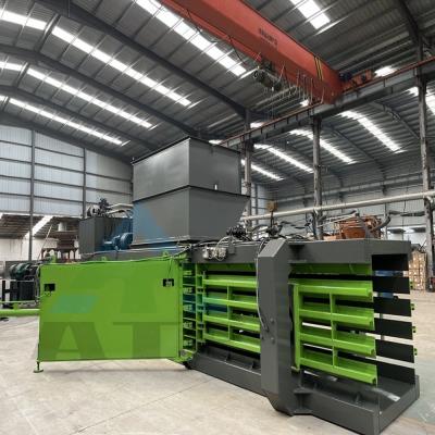 China Waste Paper and Old Clothes Hydraulic Baler Machine with Beverage Carton Compressing for sale