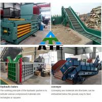 China 1230*1010*1530 Overall Size Automatic Horizontal Baler for Paper Plastic PET Bottle for sale
