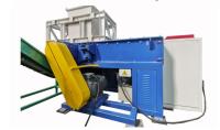 China Plastic Film Shredder Machine for Leather Scraps PET Bottle Nylon Strips Waste Paper for sale