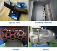 China Plastic Film Shredder Machine for Leather Scraps PET Bottle Nylon Strips Waste Paper for sale