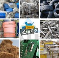 China Key words Two Shaft Plastic Shredder for Automatic Waste Truck Tire Recycling Crusher for sale