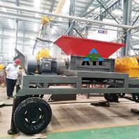 China Key words Two Shaft Plastic Shredder for Automatic Waste Truck Tire Recycling Crusher for sale