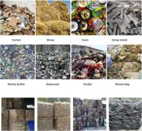 China Vertical Waste Paper Plastic Film Baler with 650 KG Bale Density and Wool Baling Press for sale