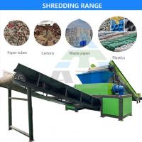 China Waste Plastic Crusher Tire Rubbers Recycling Industry Double Shaft Shredder Equipment for sale