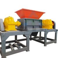 China 800 type shredder for waste rubber plastic cardboard scrap metal tires garbage cans and drums for sale