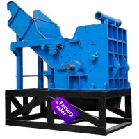 China Small Size 1-2 Ton Per Hour Metal Crusher Machine for Aluminum Can and Iron Shredding for sale