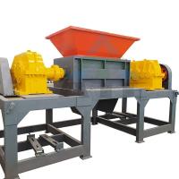 China Key words Two Shaft Plastic Shredder for Sustainable Rubber Crumb Tire Shredding for sale