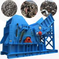 China Double Shaft Scrap Engine Metal Crusher for Car Shell Shredding in Waste Metal Shredder for sale