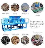 China Rubber Crumb Waste Plastic Wood Tire Pipe Pallet Shredder with 200-2200mm Input Size for sale