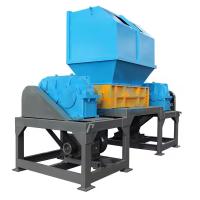 China 1500L/H Double Shaft Shredder for Plastic Crushing and Wood Shredder Grinder Crusher for sale