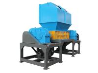 China 1500L/H Double Shaft Shredder for Plastic Crushing and Wood Shredder Grinder Crusher for sale