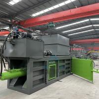 China Horizontal Hydraulic Baler for Scrap Metal Clothing Aluminum Cans and Paper Packing for sale